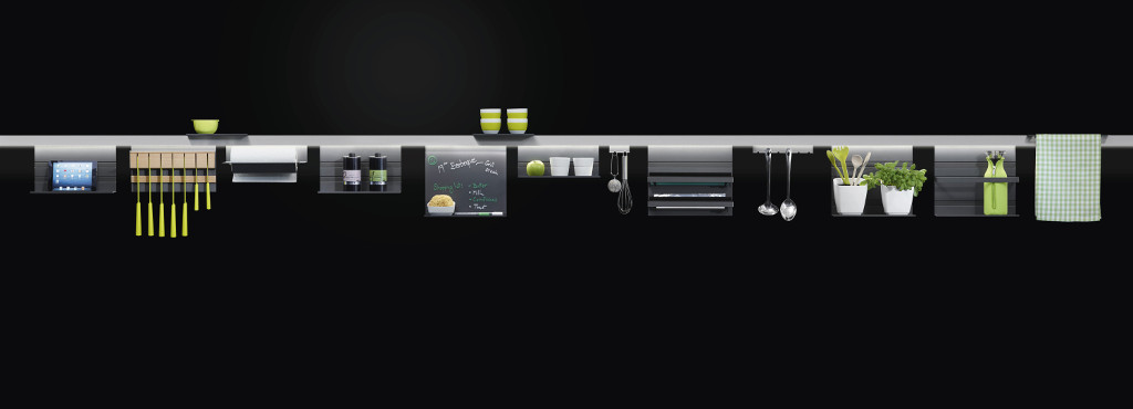 LINERO MosaiQ – Das flexible Relingsystem für Ihre Küche | Deine Traumküche